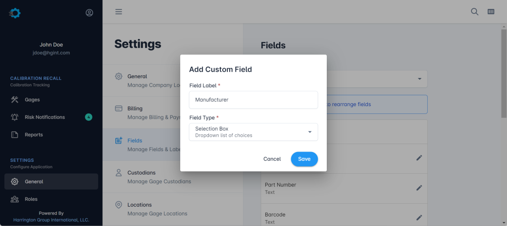 Calibration Software for Calibration Management & Tracking
